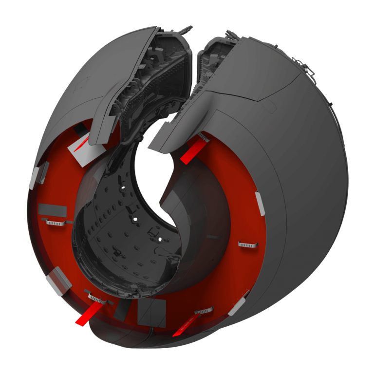 Thrust Reverser C-Duct Cover – Nacelle Tooling by Dedienne Aerospace