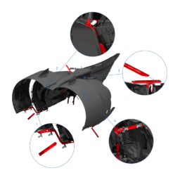 Thrust Reverser Hold Open Strut to Pylon – Nacelle Tooling by Dedienne ...